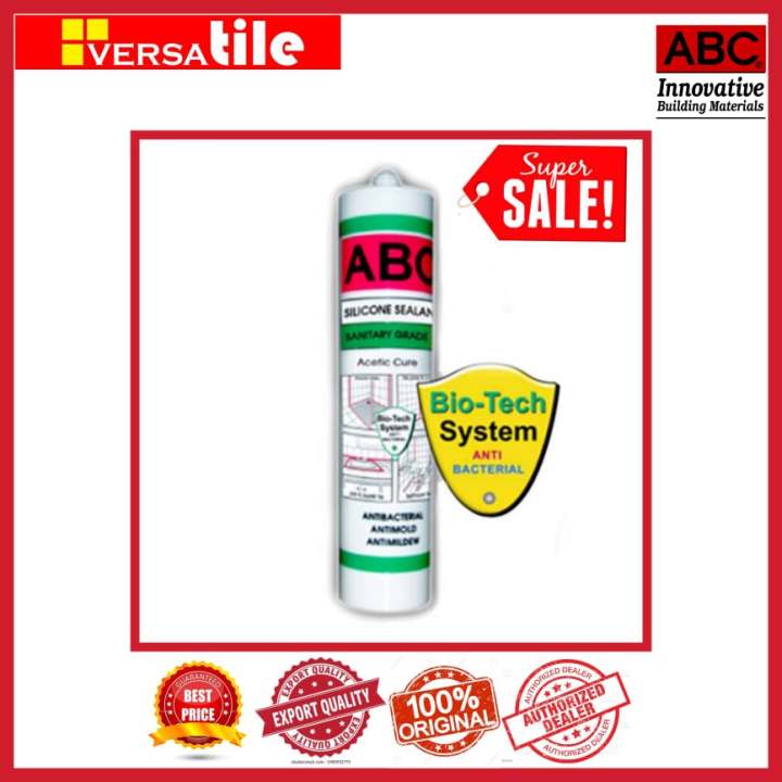 ABC Silicone Sealant Sanitary Grade (Neutral Cure) 300ml | Lazada