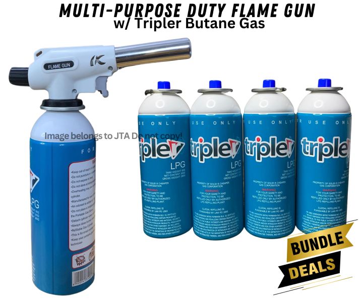 Flame Gun Automatic Ignition Multi-purpose Blow Torch with TRIPLER ...