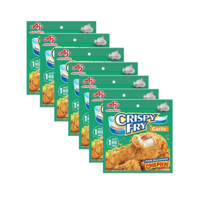 Crispy Fry Breading Mix Garlic 62g - Pack of 7 | Lazada PH