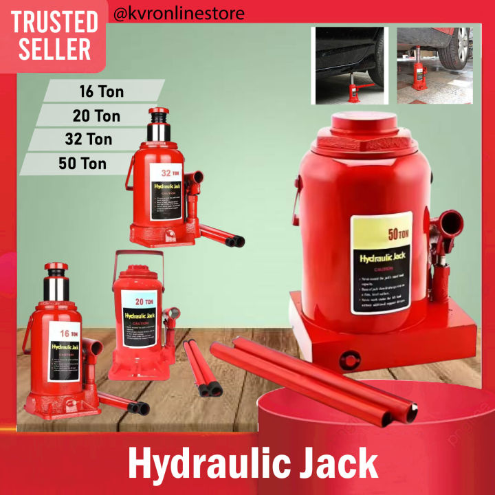 Heavy Duty Hydraulic Bottle Jack Lifting Stand Emergency Vehicle Tool/Jek Hidraulik | Lazada