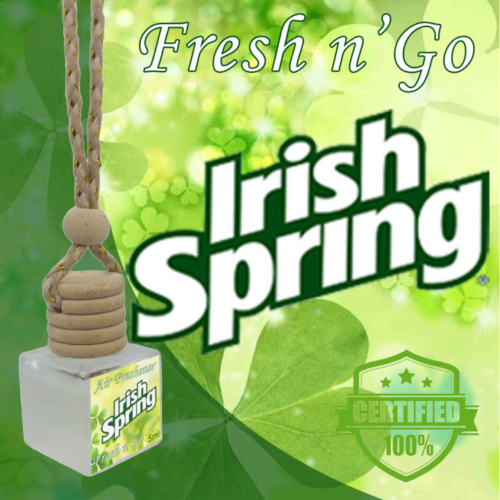 IRISH SPRING OIL BASED CAR AIR FRESHENER / HANGING DIFFUSER / RELAXING ...