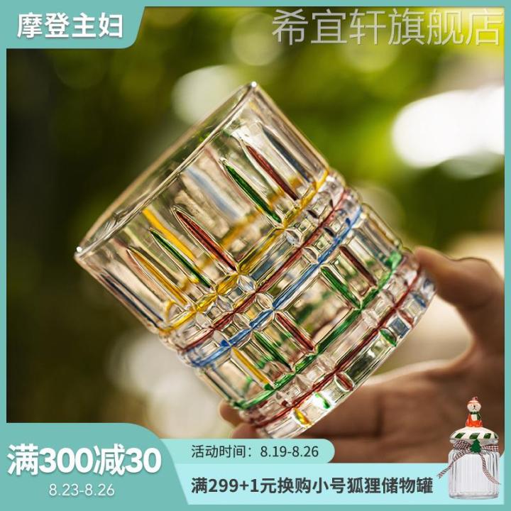 Modern housewife artistic sense glass advanced sense cup design niche ...