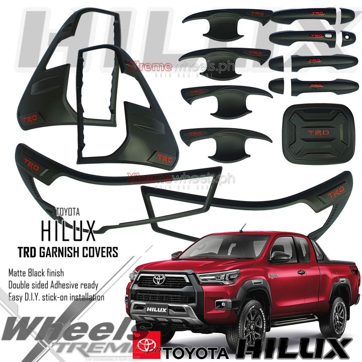 Hilux Conquest / GRS 2021-2024 Trd Thailand Combo Set Garnish Cover ...