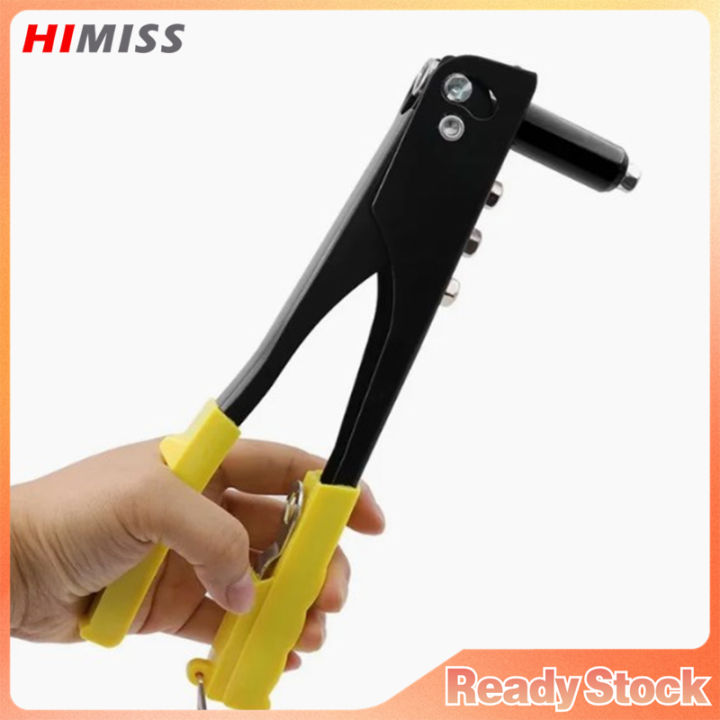 HIMISS 120Pcs Riveter Set Pop Rivet Tool Blind Rivets Assortment Kit ...