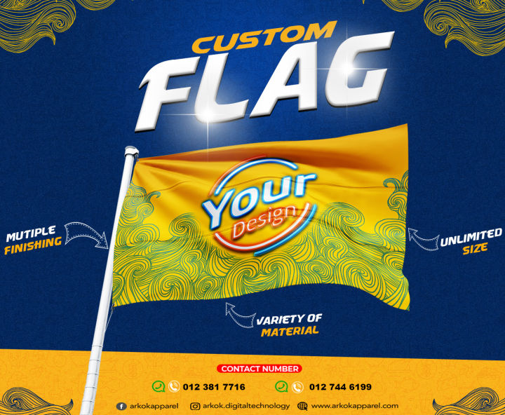 Bendera Custom Flag I Fast Shipping I Kualiti Terbaik I Custom Size I ...