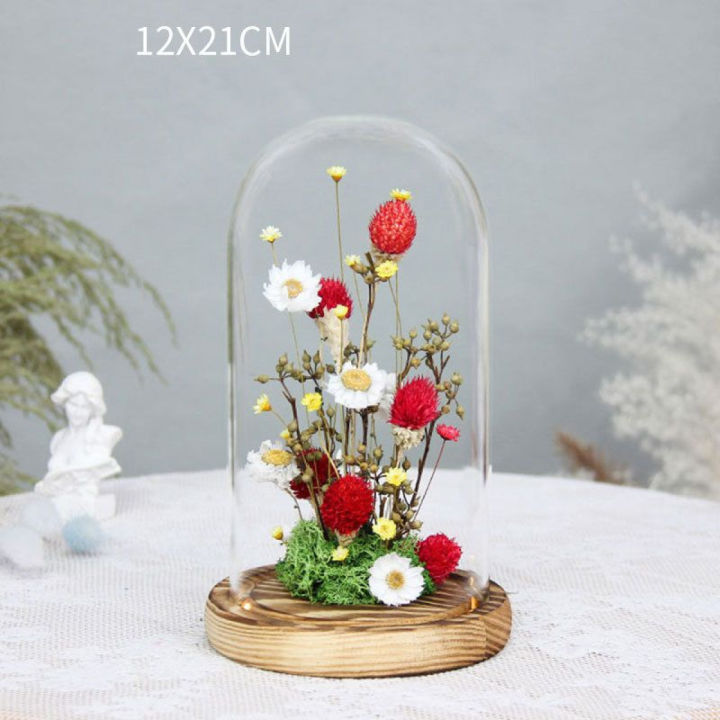 Bunga Dekorasi Kaca Eternal Flower Dome Glass - IN123 | Lazada Indonesia