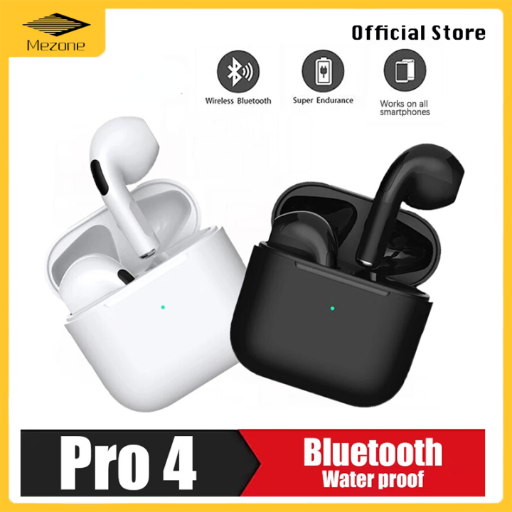 HOT TWS Pro4 earphones Bluetooth 5.0 Wireless Headphones TWS Earburds Sports in-Ear Stereo Phone ...