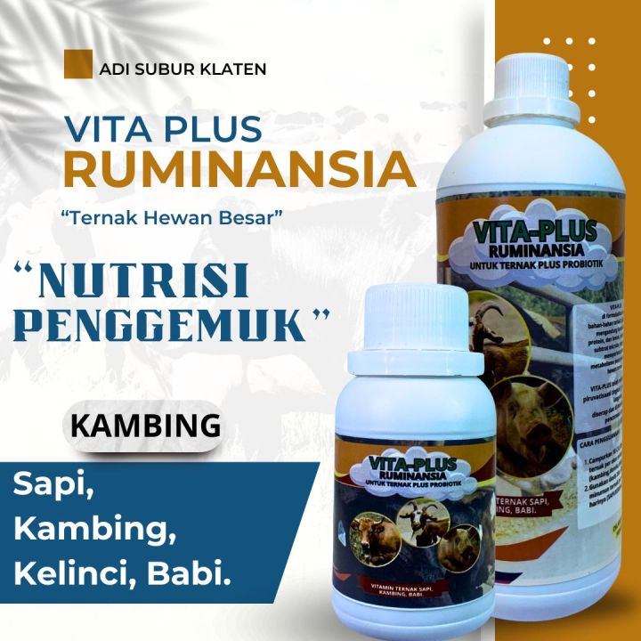 Vitamin Ternak kambing Vitamin Penggemuk Ternak kambing Obat Vitamin ...