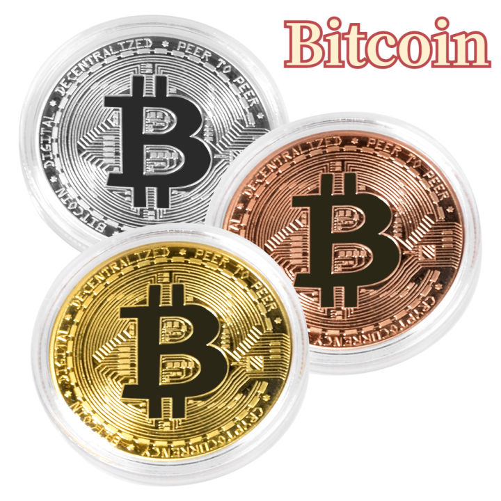 1 Đồng Xu Bitcoin Mạ Vàng Lưu Niệm Sáng Tạo Bộ Sưu Tập Quà Tặng Tuyệt ...