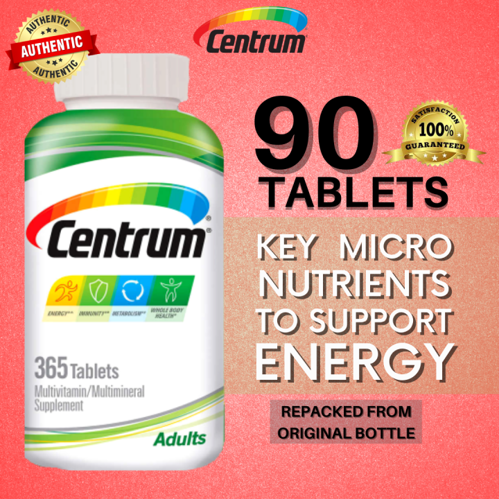 90 Tablets - Centrum Multivitamin Supplement Adults AUTHENTIC | Lazada PH