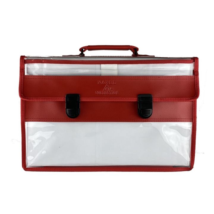 Nabel Expanding Plastic Envelope with Handle and Push Lock XEH545 ...