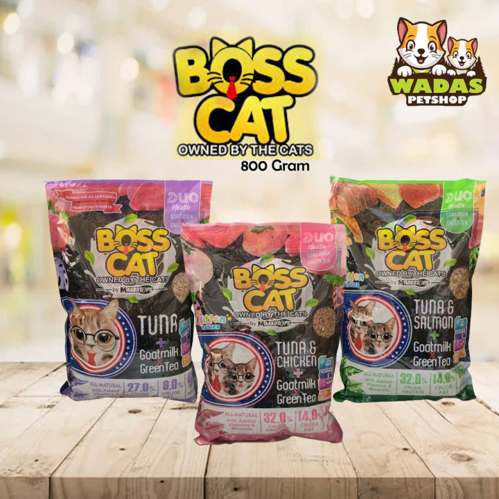 Makanan kucing boss cat all varian 800gram dry food | Lazada Indonesia