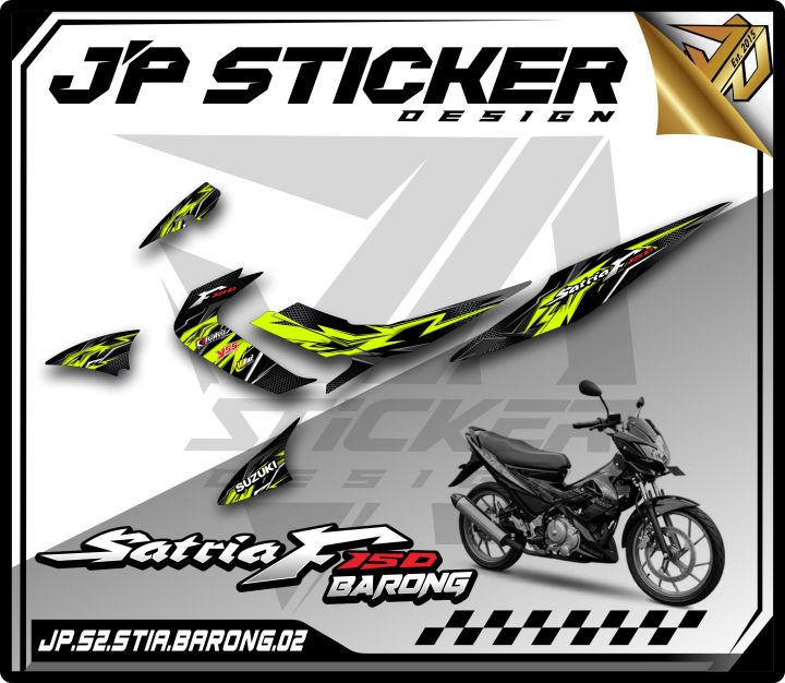 STICKER STRIPING SATRIA FU - STIKER SATRIA FU LAMA / SATRIA BARONG LIST ...