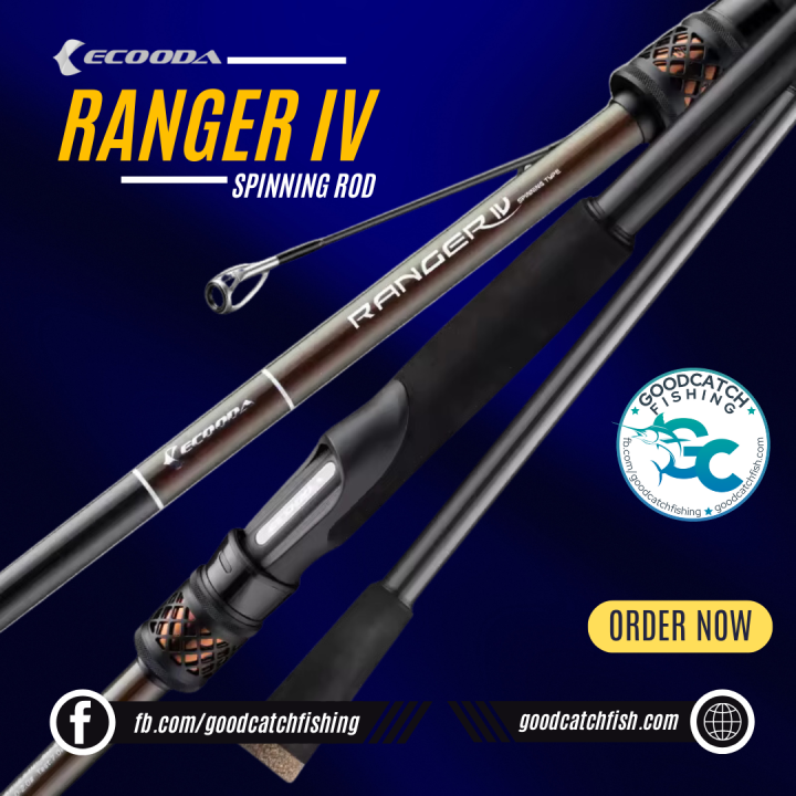 ECOODA Ranger IV FUJI Guides FAST action Sea Bass Spinning Rod | Lazada PH