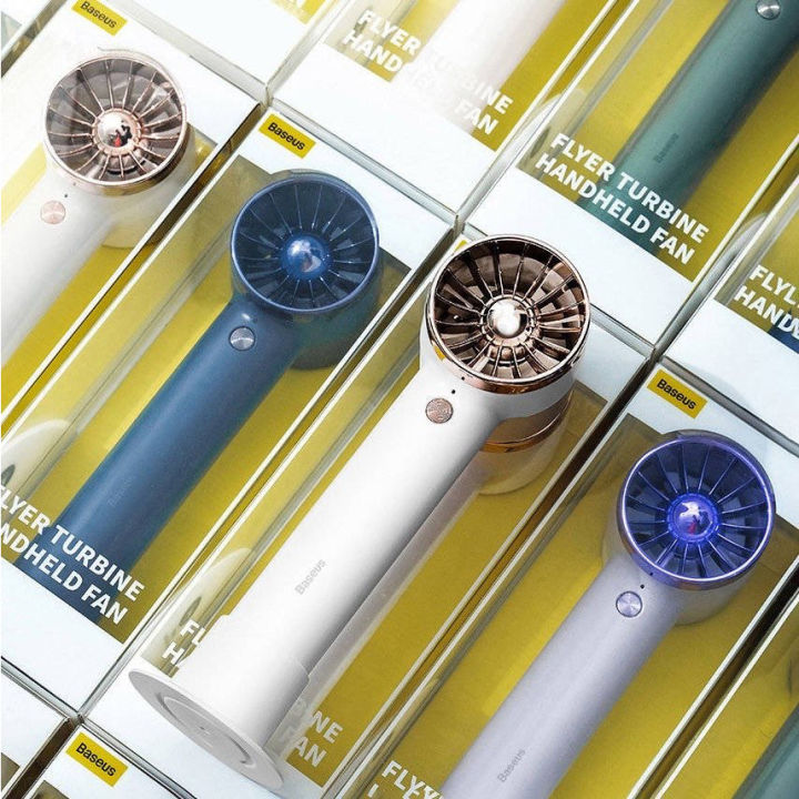 Baseus Handheld Fan and Powerbank | Lightweight Rechargeable Handheld ...