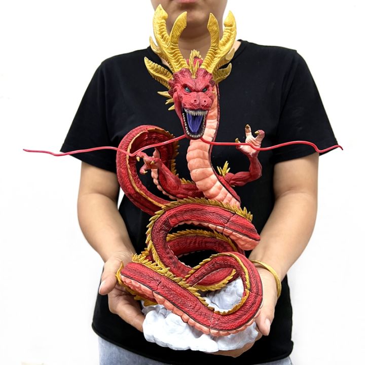 Bandai 30cm Dragon Ball Z Red Shenron Anime Figure Super Large Shinryu ...