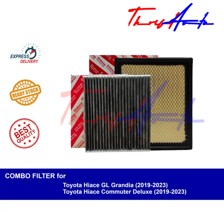 COMBO Filters (Charcoal AC & Air) for Toyota Hiace GL Grandia, Toyota ...