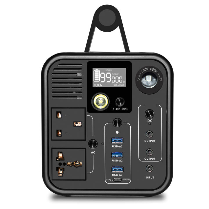 Outdoor Powerstation 600W Portable Battery with High Capacity Emergency ...