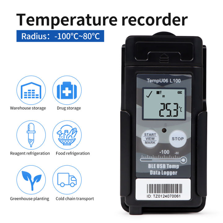 USB Temp Sensor Freezer Ultra Low Temperature Data Logger | Lazada