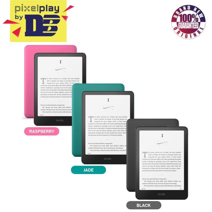 Amazon Kindle Paperwhite 12th Gen 16GB (Raspberry, Jade, Black) | Lazada PH
