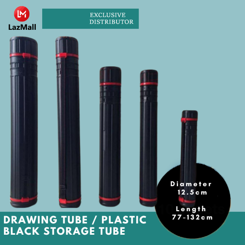 Drawing Tube / Plastic Tube Blueprint Case Telescoping Art Tube Large ...