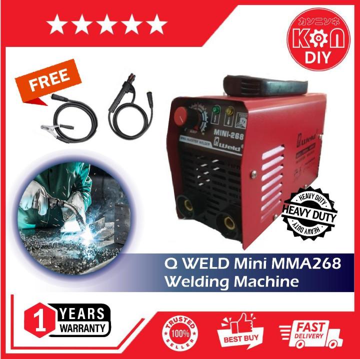 Q WELD Mini MMA268 Heavy Duty Welding Machine (Inverter Model) 1 Year ...