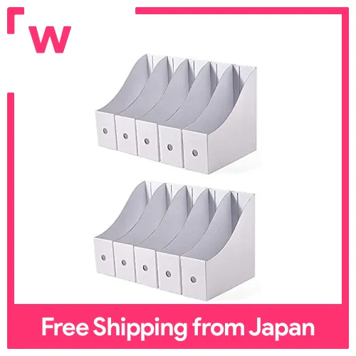 Panavage file box A4 paper, storage box, small storage box, file stand ...