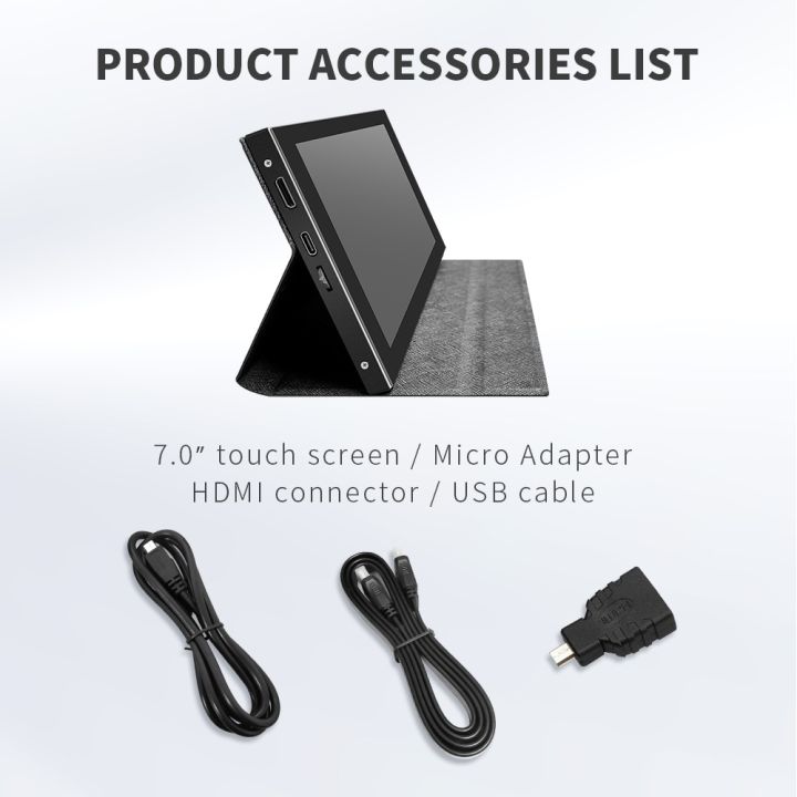 Portable Mini 7 Inch 5 Point Capacitive LCD Touch Screen Panel IPS ...