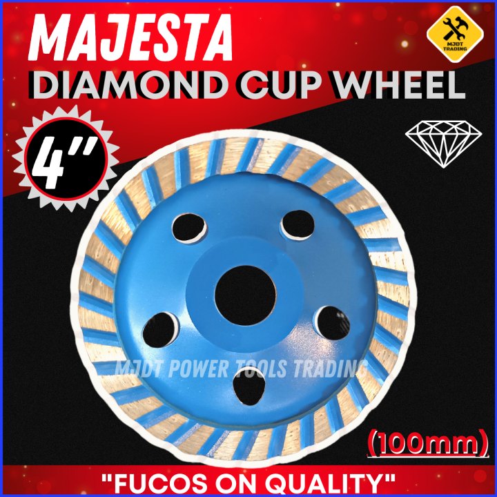 MAJESTA DIAMOND CUP WHEEL 4" (100mm) (BLE) | Lazada PH