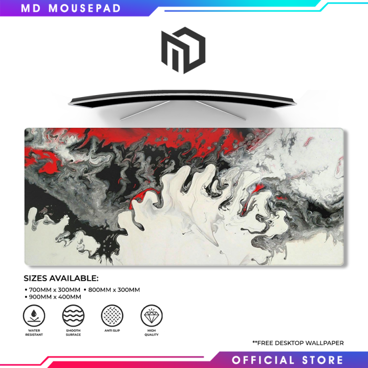 MD Mousepad | Abstract | Extended Mousepad | Large Gaming Mousepad ...
