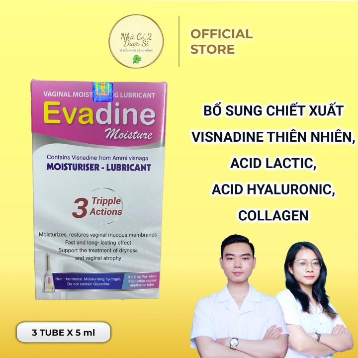 Gel Evadine Moisture - hỗ trợ khô hạn - chiết xuất Visnadine thiên ...