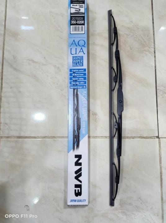 BAYAR COD - WIPER MOBIL BLADE AQUA GRAPHITE 20” NWB JAPAN (MODEL STANDARD) . | Lazada Indonesia
