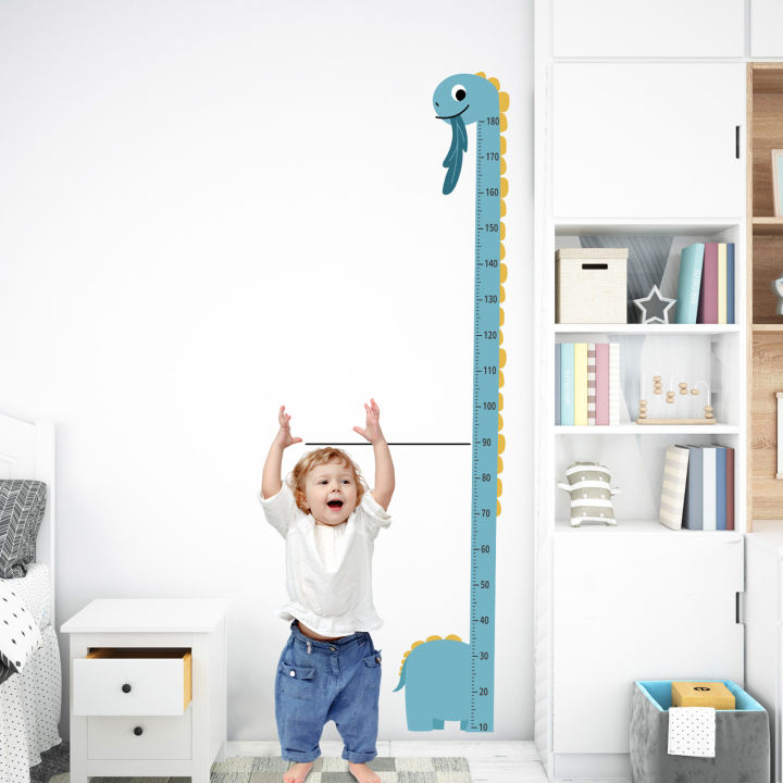 Growth Tracking Decal for Kids Animal Pattern Height Chart Adorable ...