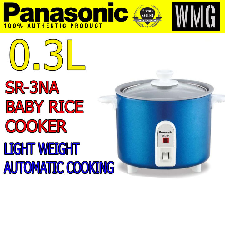 Panasonic 0.3L Mini Rice Cooker SR-3NA Periuk Nasi Kecil Baby (Random ...