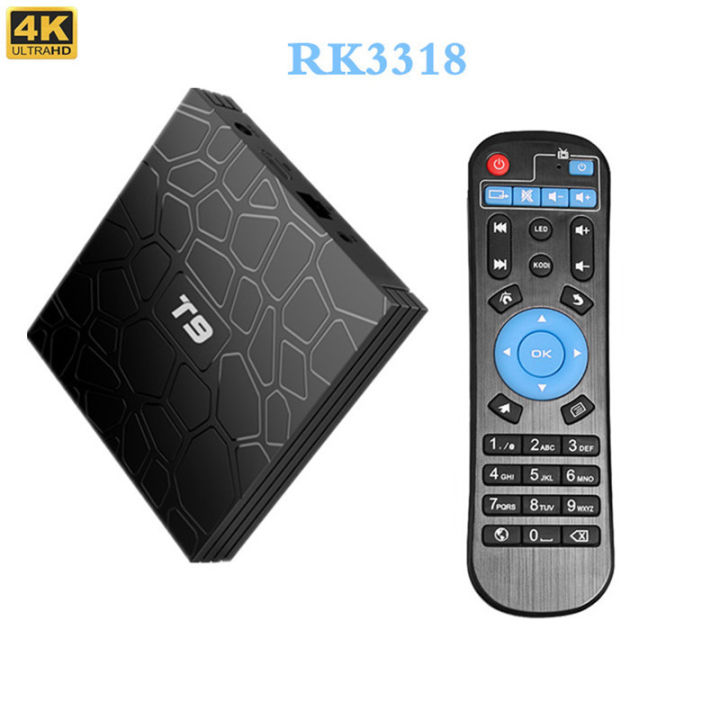 T9 Set-Top Box Rk3318 Android 9.0 4Gb/32Gb 4K Hd Network Smart Player ...