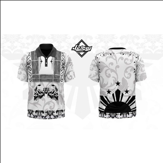 asean inspired ethnic attire barong agalog batik polo for men ...