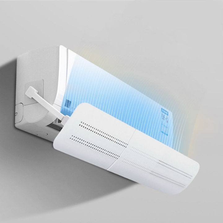 Aircon Wind Deflactor Adjustable No Punching Air Conditioner Cover ...