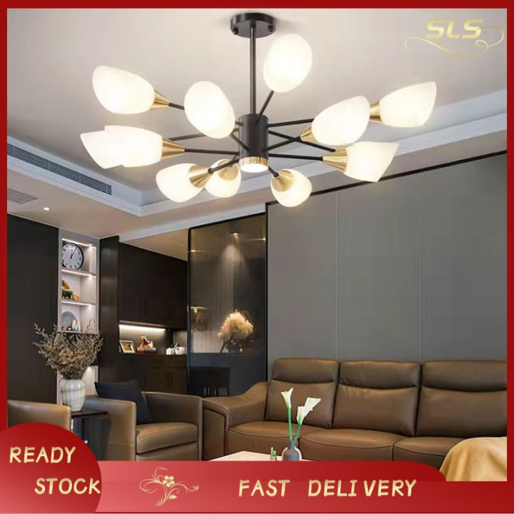 【STAR】Chandelier Light Modern Design Living Room Bedroom Ceiling Light ...