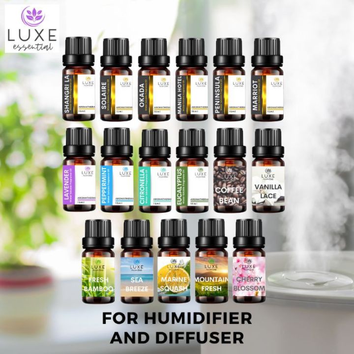 15 ml Luxe Essential Water Soluble Scent for humidifier and diffuser ...