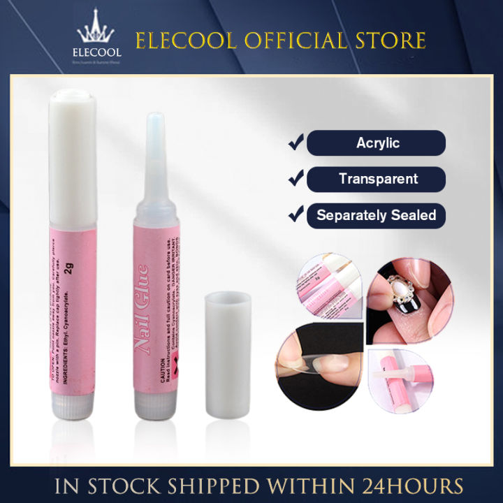 1PC Nail Decorations Glue 1G UV Acrylic Glitter Popular Versatile Glue ...