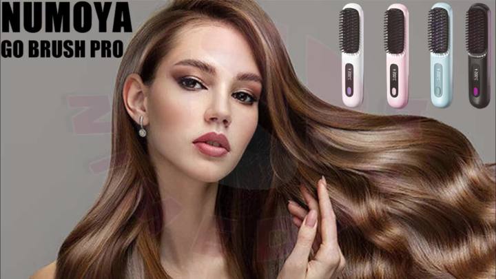 Gobrush Pro-Portable Straightener Brush-Gobrush Pro, Hair Straightening ...