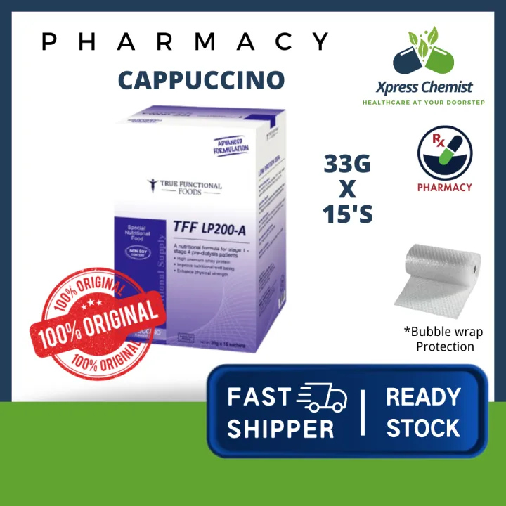 TRUE FUNCTIONAL FOODS TFF LP-200-A CAPPUCCINO 33G X15'S (EXP 10/2025) | Lazada