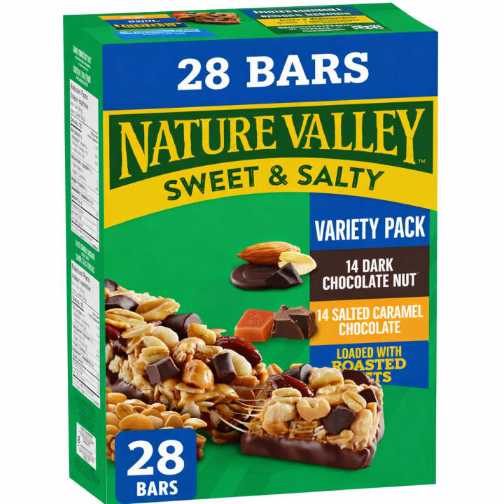 Nature Valley Sweet & Salty Granola Bar 35g – Dark Chocolate Nut ...