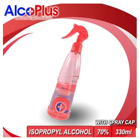 Alcoplus Red 70% Isopropyl Alcohol Spray 330ML | Lazada PH
