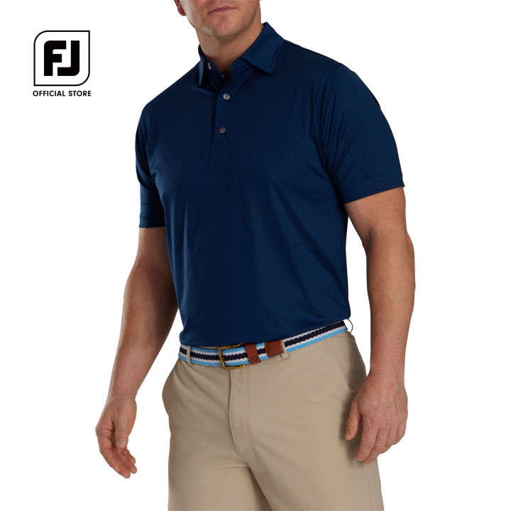 FootJoy FJ ProDry Performance Tonal Triangle Print Lisle Self Collar ...