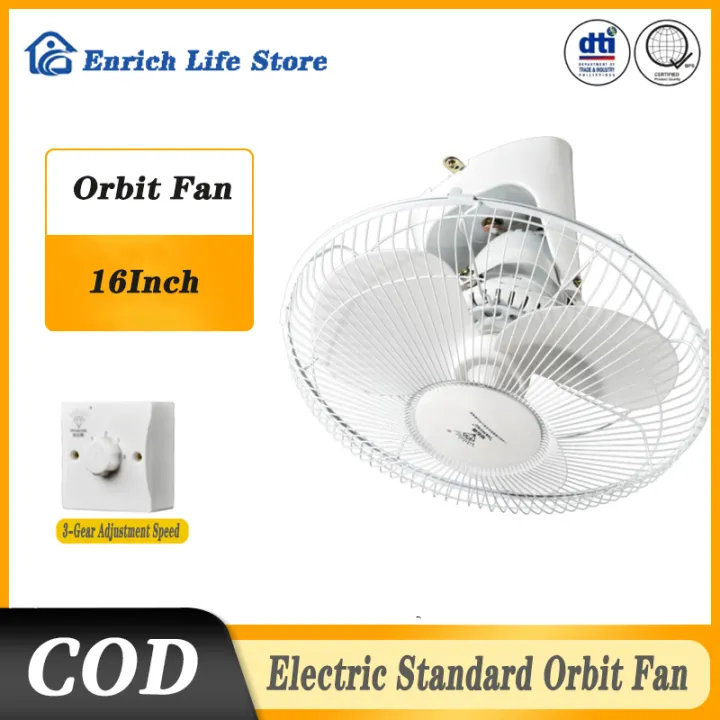 16Inches Electric fan Standard orbit fan Ceiling Fan Oscillating ...
