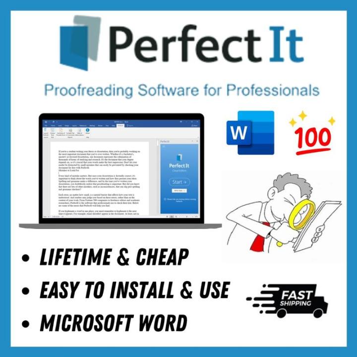 Perfect It Pro 4.0.9.0 Proofreading Software Grammar (Window 64Bit ...