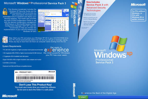 Windows XP Professional 32 BIT Bootable Installation PC Format Disc ...