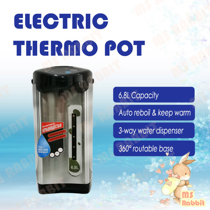 6.8 Liter Thermo Pot / Thermos / Hot Water Dispenser / Thermo Flask ...