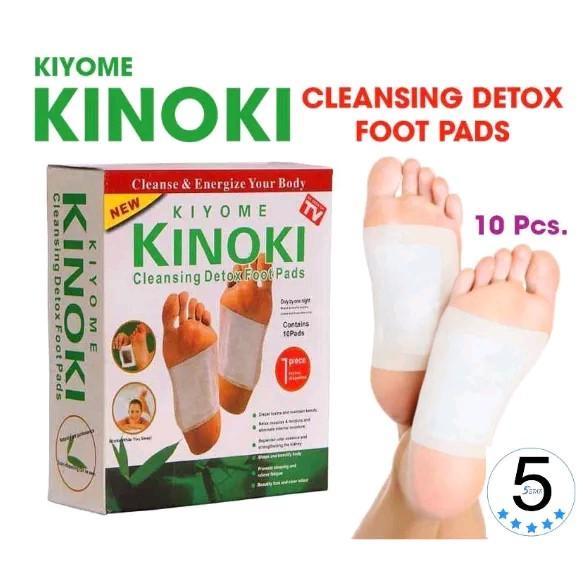 1 BOX ISI 10 PAD ORIGINAL KINOKI White Koyo Herbal Kaki Kinoki Putih ...